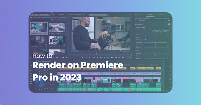 How To Render in Adobe Premiere Pro - Postudio