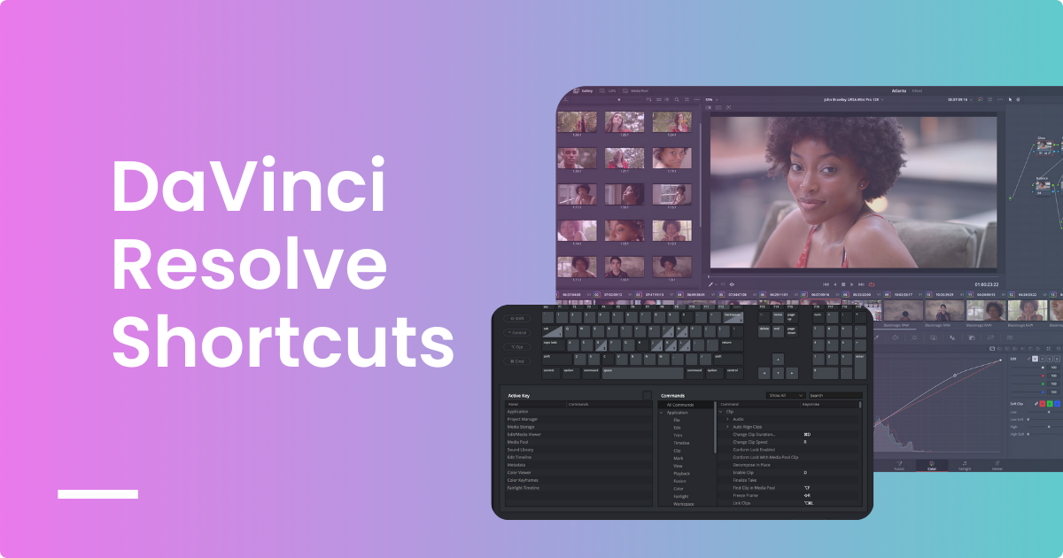 70 DaVinci Resolve Shortcuts & Hotkeys to Master: 2024 Cheat Sheet ...